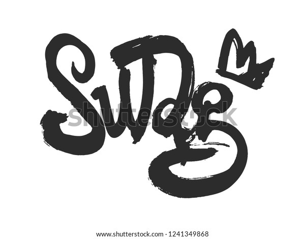 Swag Word Vector Lettering Made Ink: vector de stock (libre de regalías ...