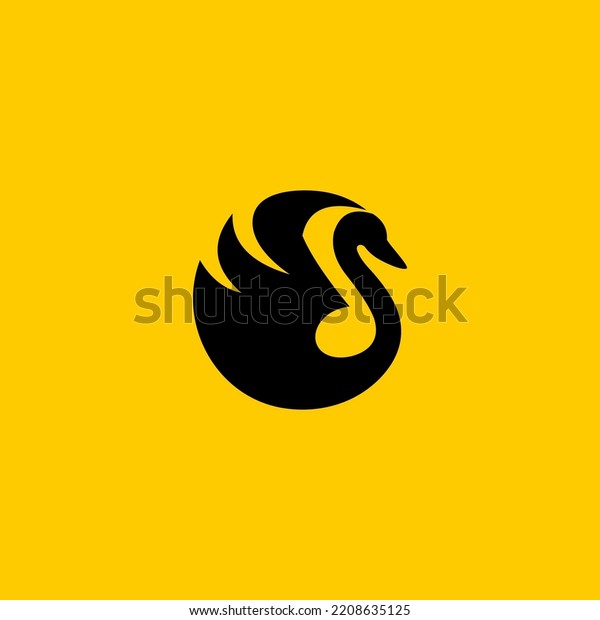 Swan Song Logo Vector Graphic Illustration Stock Vector (Royalty Free ...