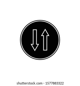 Swap Arrow Icon Vector Illustration Flat Stock Vector (Royalty Free ...