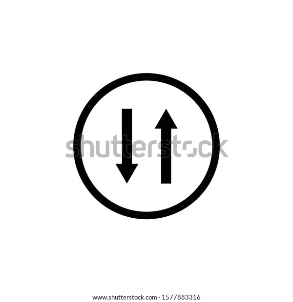 Swap Arrow Icon Vector Illustration Flat Stock Vector (Royalty Free) 1577883316 | Shutterstock