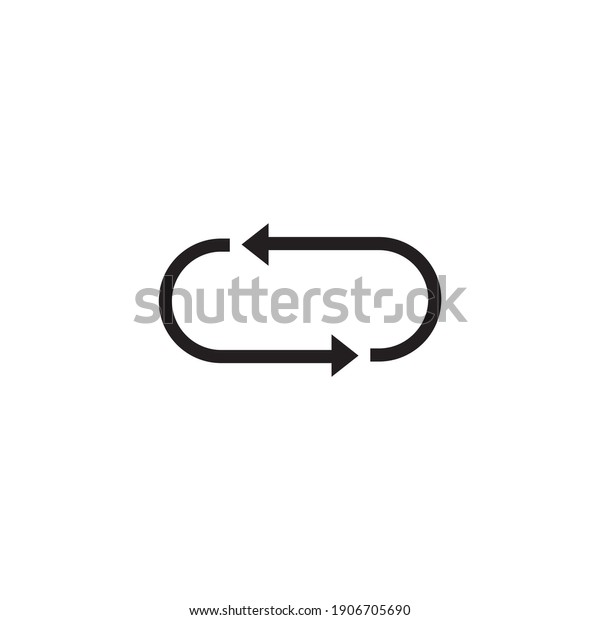 Swap Icon Symbol Sign Vector Stock Vector (Royalty Free) 1906705690 ...