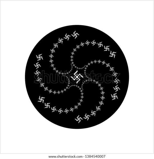 Swastica Symbol Holy Motif Vector Art Stock Vector (Royalty Free ...
