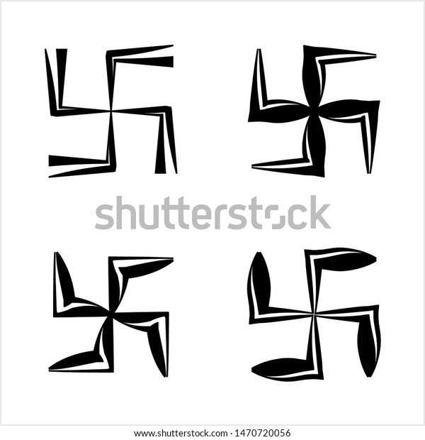 Swastica Symbol Holy Motif Vector Art Stock Vector (Royalty Free ...