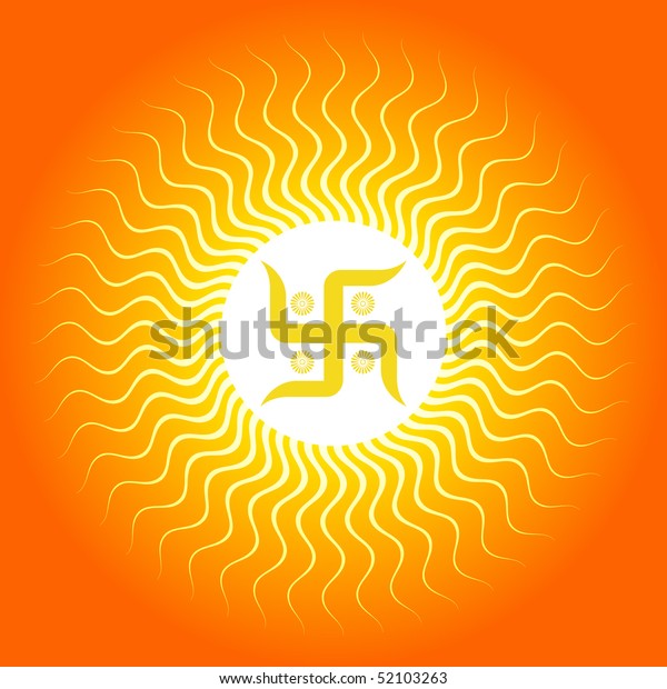 Swastika On Sun Burst Background: เวกเตอร์สต็อก (ปลอดค่าลิขสิทธิ์ ...