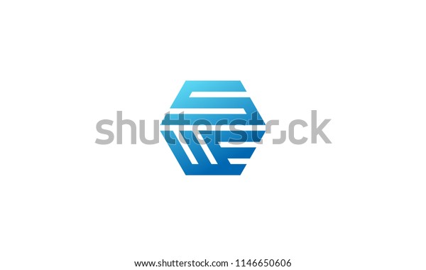 Swe Initial Logo Stock Vector (Royalty Free) 1146650606 | Shutterstock
