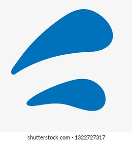 Sweat Droplets Vector Flat Icon Vector Stock Vector (Royalty Free ...