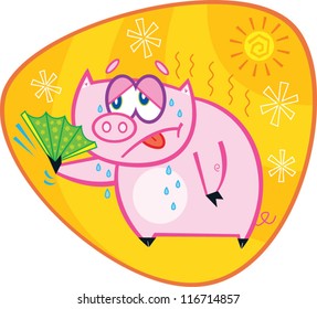 169 Sweating pig Stock Illustrations, Images & Vectors | Shutterstock