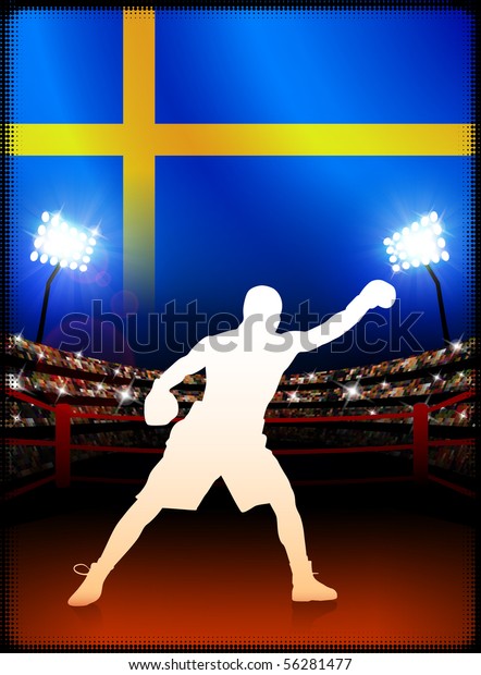 Sweden Boxing On Stadium Background Original Stock Vector (Royalty Free ...