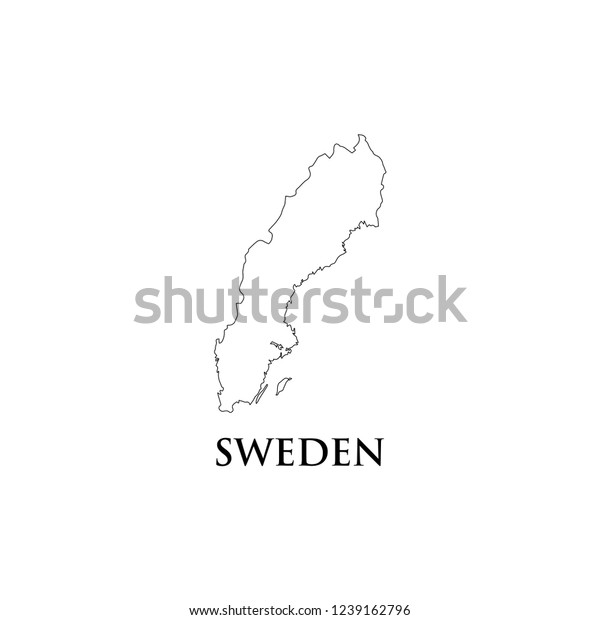 Sweden Map Icon Vector Illustration Stock Vector (Royalty Free ...