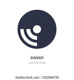 Sweep Icon On White Background Simple Stock Vector (Royalty Free ...