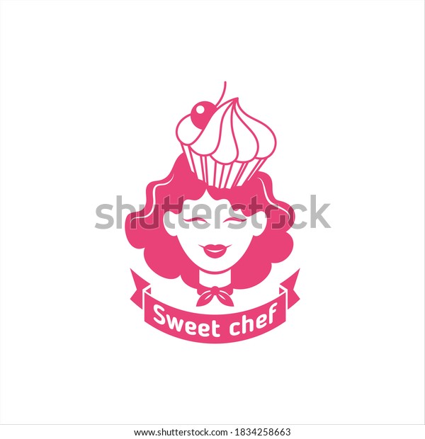 Sweet Chef Logo Pastry Shop Bakery Stock Vector (Royalty Free ...
