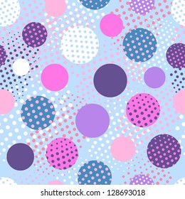Sweet Dots Seamless Background Stock Vector (Royalty Free) 128693018 ...