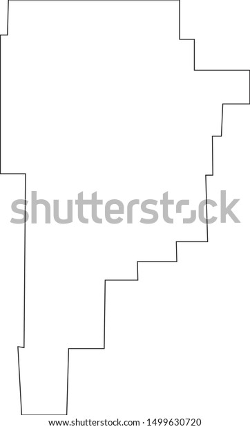 Sweet Grass County Map Montana State Stock Vector (Royalty Free ...