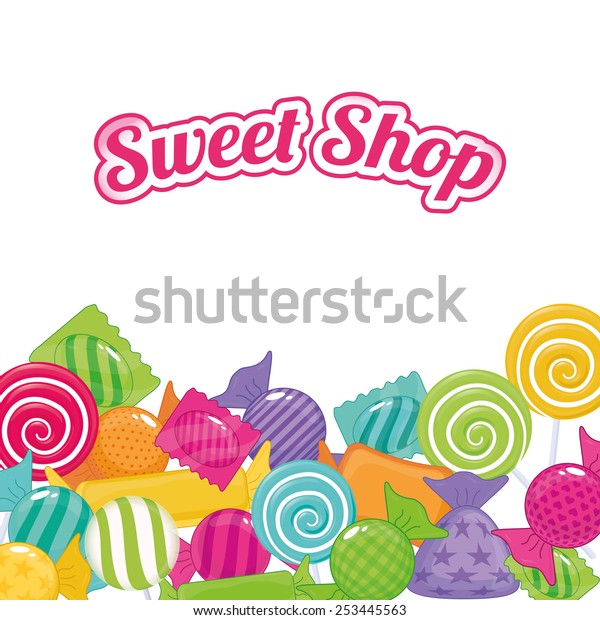 Sweet Shop Design Vector Illustration Eps10 Stock Vector (Royalty Free ...