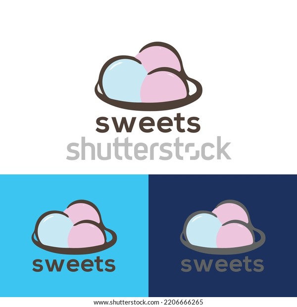Sweets Logo Design Vector Templet Stock Vector (Royalty Free ...