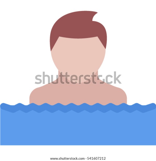 Swimming Boy Icon Stock Vector (Royalty Free) 541607212 | Shutterstock
