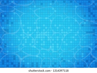Swimming Pool Background Modern Blue Swimming Stock Vector (Royalty ...