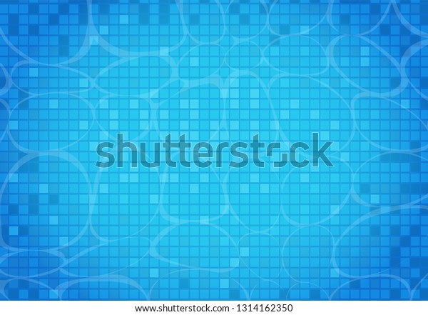Swimming Pool Background Modern Blue Swimming Stock Vector (Royalty ...