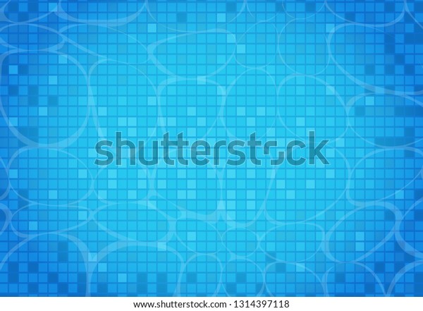 Swimming Pool Background Modern Blue Swimming Stock Vector (Royalty ...