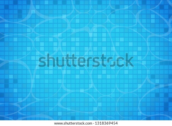 Swimming Pool Background Modern Blue Swimming Stock Vector (Royalty ...