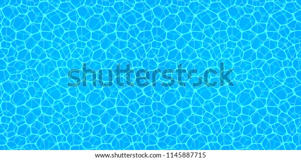 Swimming Pool Seamless Texture Water Surface Stock Vector (Royalty Free ...