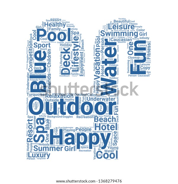 Swimming Pool Word Cloud Tag Cloud Stock Vector (Royalty Free ...