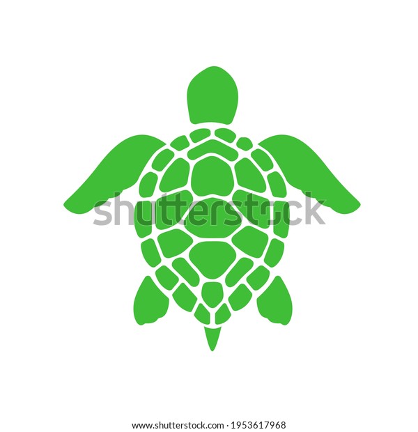 Swimming Sea Turtle Text Box Vector Stock Vector (Royalty Free ...
