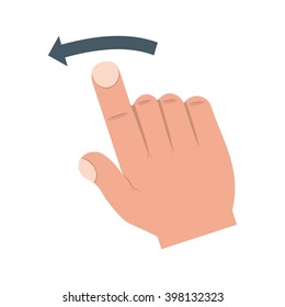 Swipe Left Stock Vector (Royalty Free) 398132323 | Shutterstock