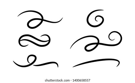 Swirl Design Template Web Landing Page Stock Vector (Royalty Free ...