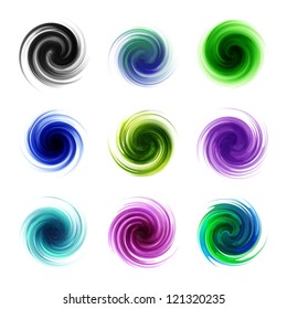 Swirl Elements Vector Illustration Stock Vector (Royalty Free ...