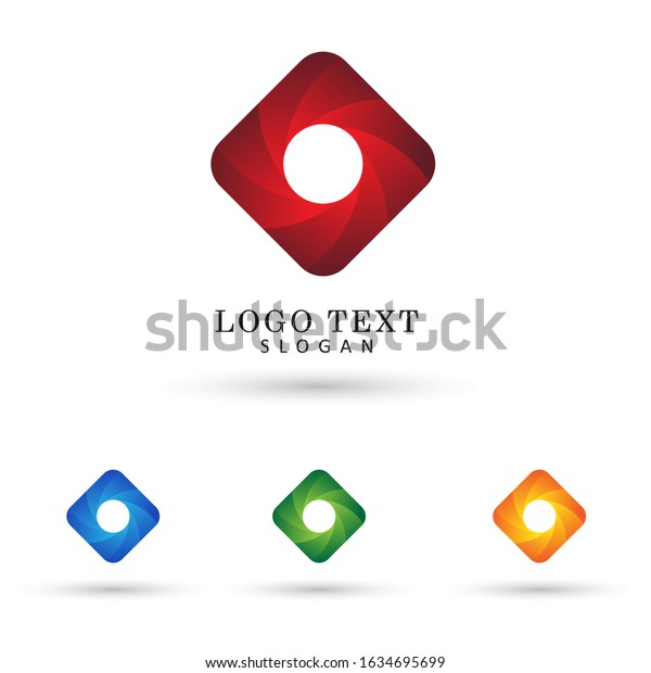 Swirl Square Logo Symbol Icon Vector Stock Vector (Royalty Free ...