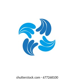 Swirl Wave Logo: vector de stock (libre de regalías) 677268100 ...