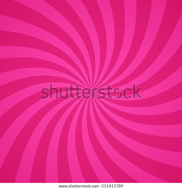 Swirling Radial Bright Pink Pattern Background Stock Vector (Royalty ...