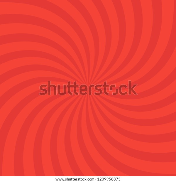 Swirling Radial Bright Red Pattern Background Stock Vector (Royalty ...