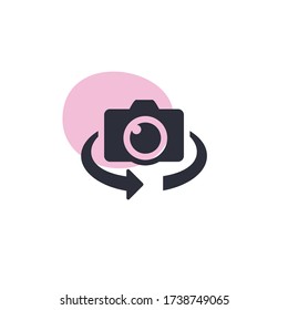 Switch Camera Modern Icon Pictogram Stock Vector (Royalty Free ...