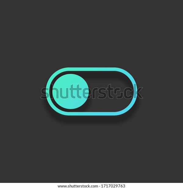 Switch Off App Slider Colorful Logo Stock Vector (Royalty Free ...