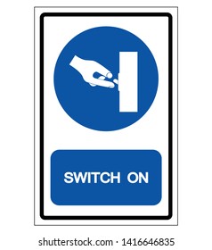 Switch On Symbol Sign Vector Illustration Stock Vector (Royalty Free ...