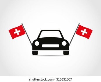 Switzerland Car Stock Vector (Royalty Free) 315631307 | Shutterstock