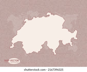 Switzerland Map Abstract Modern Vector Design Stock Vector (Royalty ...