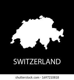 Switzerland Map Designs Vector Illustration Stock Vector (Royalty Free ...