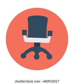 Swivel Chair Vector Icon: vector de stock (libre de regalías) 440915017 ...