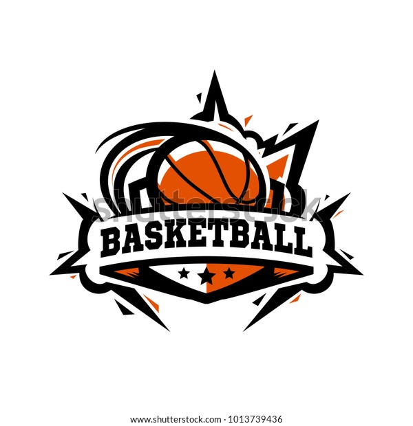 Swoosh Basketball Logo Stock Vector (Royalty Free) 1013739436 ...