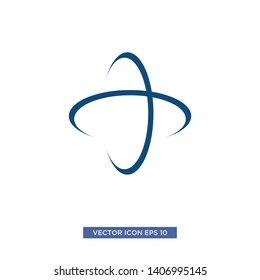 Swoosh Circle Icon Vector Illustration Stock Vector (Royalty Free ...