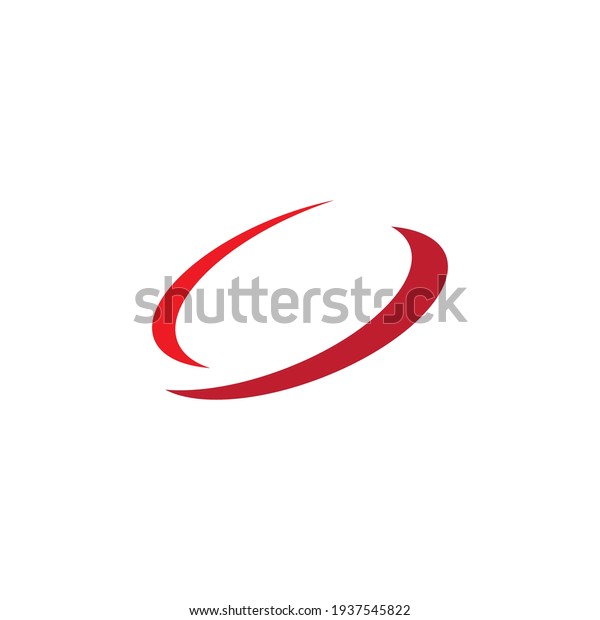 Swoosh Logo Illustration Vector Template Stock Vector (Royalty Free ...