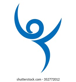 Swoosh Person Logo Vector Stock Vector (Royalty Free) 352772012 ...