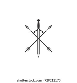 12,656 Sword and arrow Images, Stock Photos & Vectors | Shutterstock