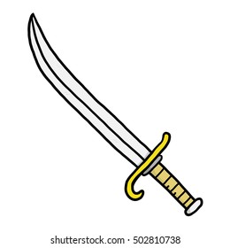 Sword Short Sword Small Sword Small Stock Vector (Royalty Free ...