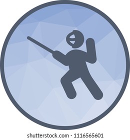 Sword Fighting Icon Stock Vector (Royalty Free) 1116565601
