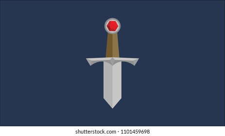 Sword Game Logo Icon Stock Vector (Royalty Free) 1101459698 | Shutterstock