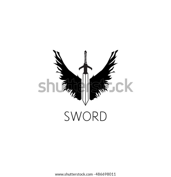 Sword Logo Graphic Design Concept Editable Stock Vector (Royalty Free ...